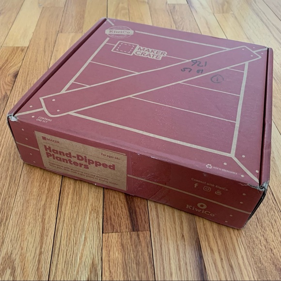 Kiwico | Toys | Maker Crate Hand Dipped Planters Arts Crafts Kit Kiwico ...